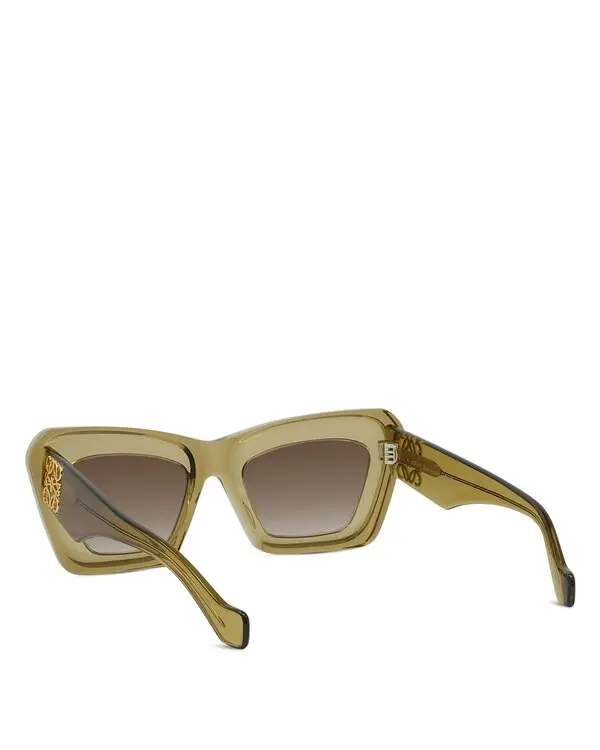 Loewe Anagram Cat Eye Sunglasses - Green/gradient