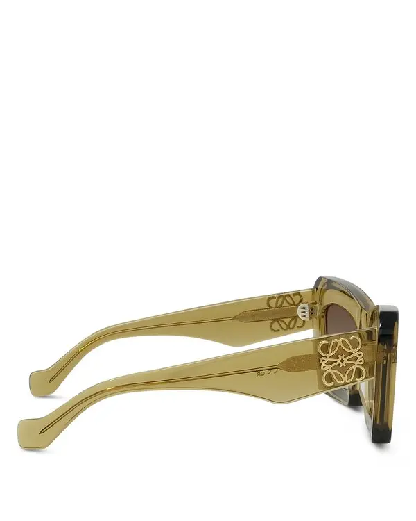 Loewe Anagram Cat Eye Sunglasses - Green/gradient