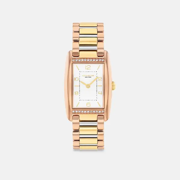 Coach Reese Watch, 24mm X 35mm - Gold/silver/rose Gold