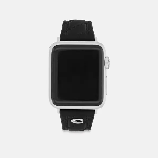 COACH Apple Watch Strap - Black