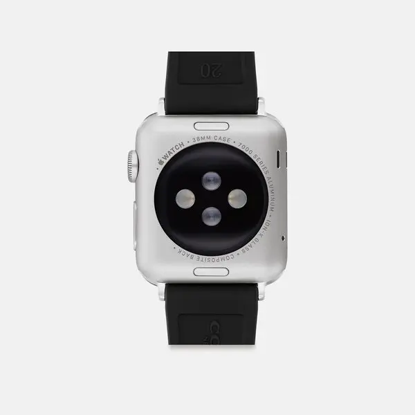 COACH Quilted Silicone Apple Watch Strap