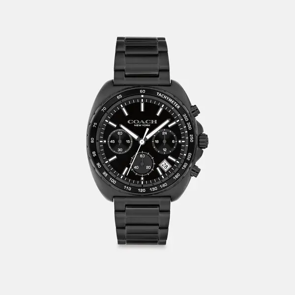 Coach Charter Chronograph Bracelet Watch, 39mm - Black