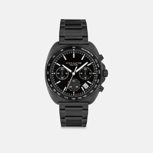 COACH Charter Chronograph Bracelet Watch, 39mm - Black
