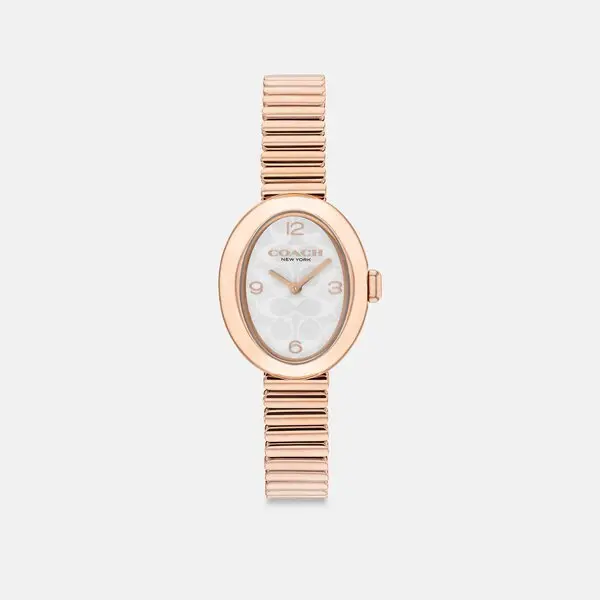 COACH® Sammy Watch, 22mm - Rose Gold