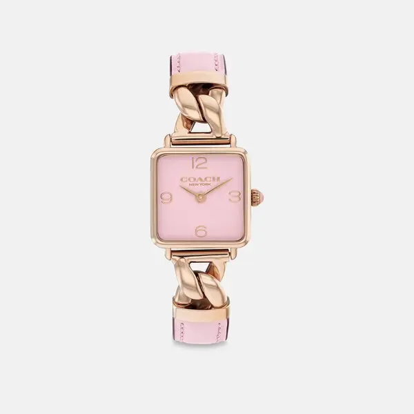 COACH® Cass Watch, 22mm - Blush