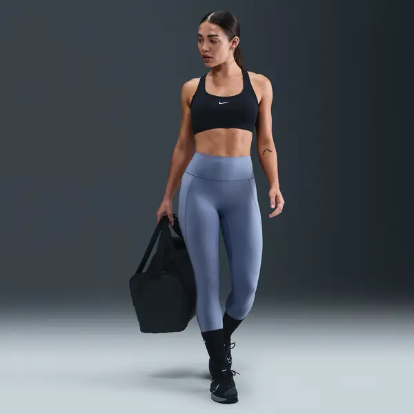 Nike Universa High-waisted 7/8 Leggings With No Front Seam - Blue