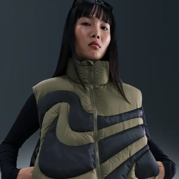 Nike Sportswear Swoosh Series Oversized Down Vest - Green