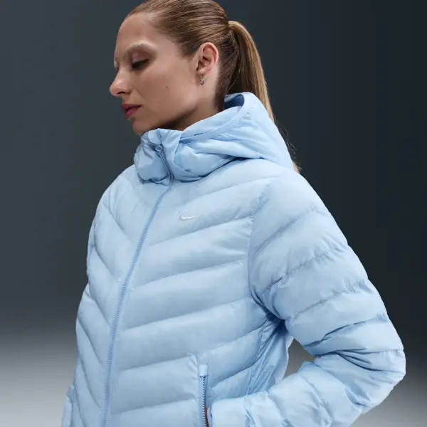 Nike Sportswear Therma-fit Hooded Puffer - Blue