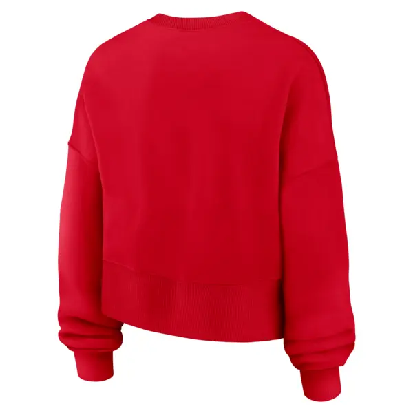 Nike Ohio State Phoenix Arch College Pullover Crew - Red