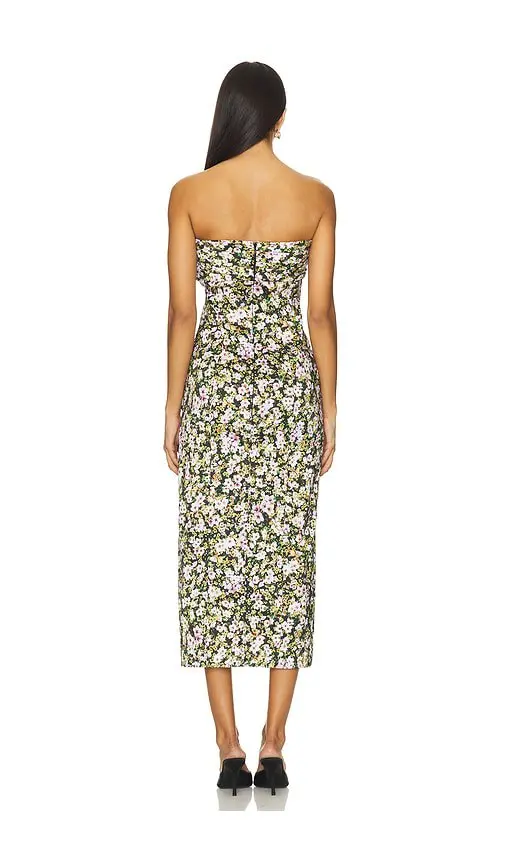 kika vargas green dress Neon Yellow Rosseta Dress main image 0