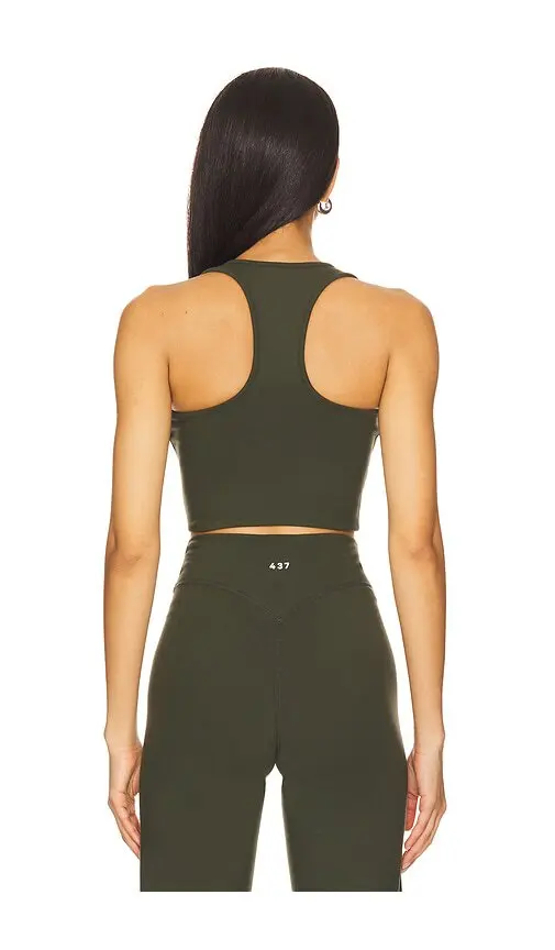 437 The V Tank Top - Forest