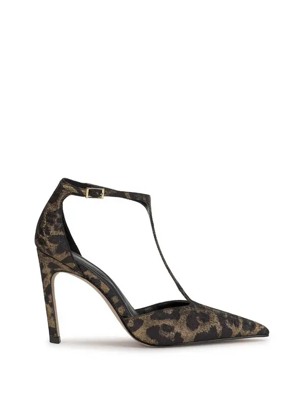 Vince Camuto Willna Leopard T-strap Pumps