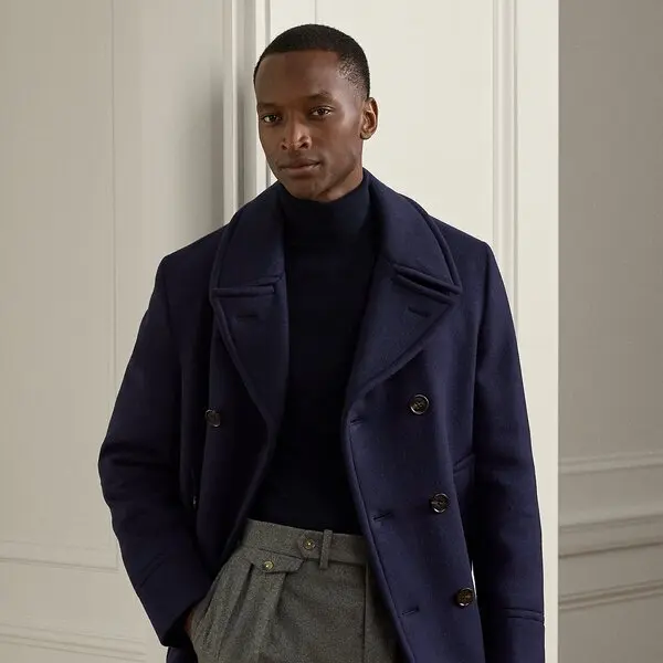 Ralph Lauren Hand-tailored Cashmere Pea Coat