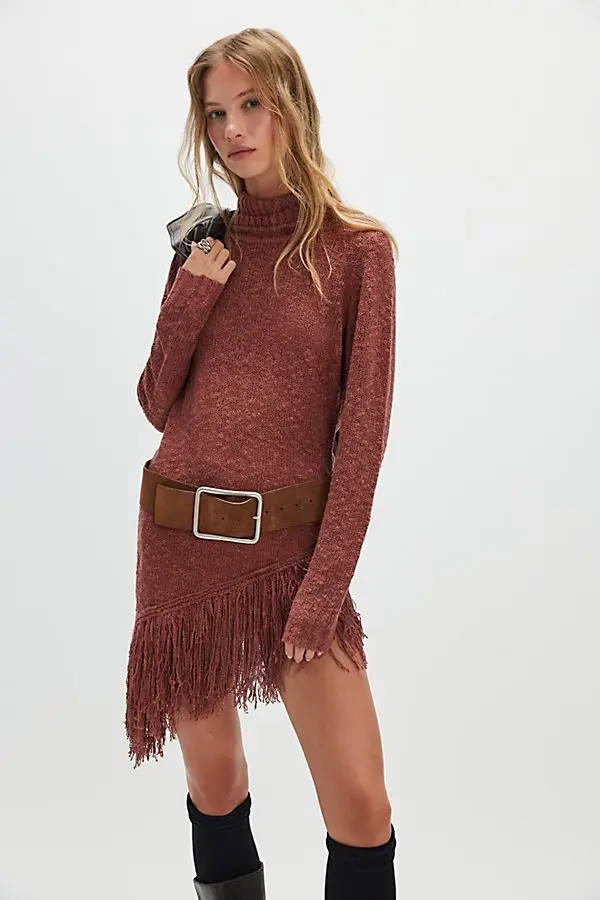 UNDERSTATED LEATHER Whole Lotta Trouble Knit Dress