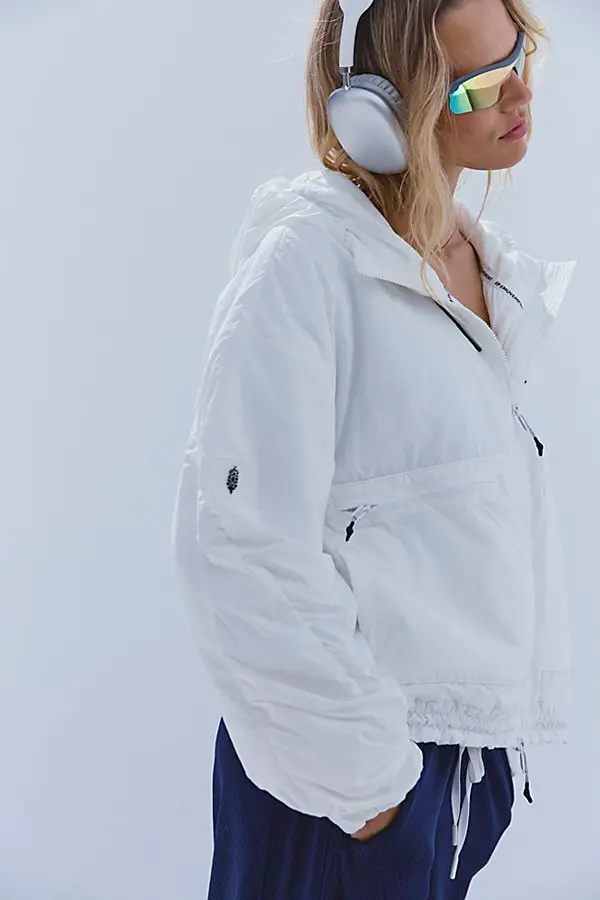 Free People Cloud Cover Systems Liner Jacket - White