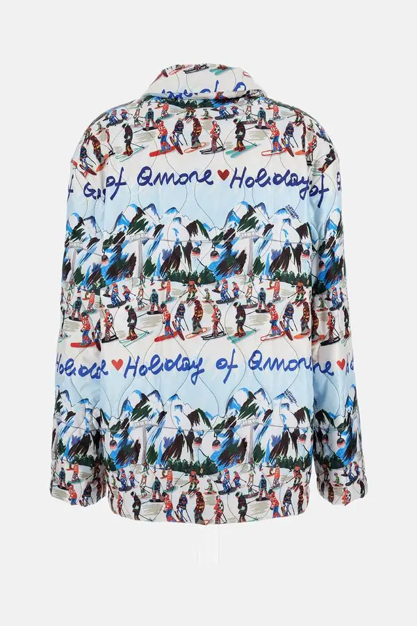 ALESSANDRO ENRIQUEZ Printed Quilted Jacket - Multicolor