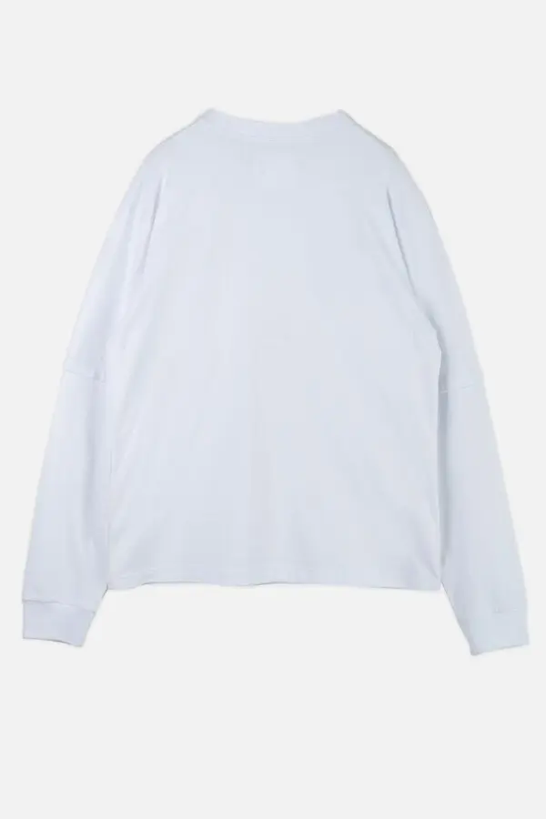 Sacai T-shirt Maniche Lunghe X Carhartt Wip - Bianco