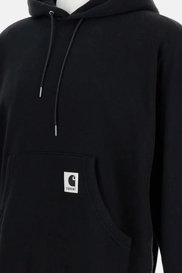 Sacai X Carhartt Wip Hoodie - Black