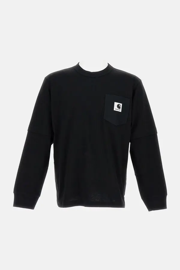 Sacai Long Sleeve T-shirt X Carhartt Wip