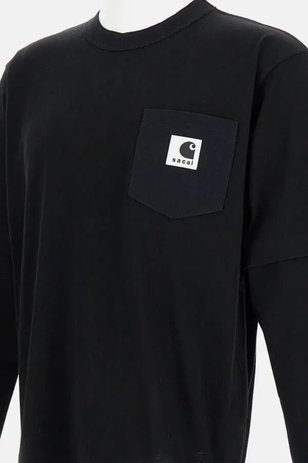Sacai Long Sleeve T-shirt X Carhartt Wip