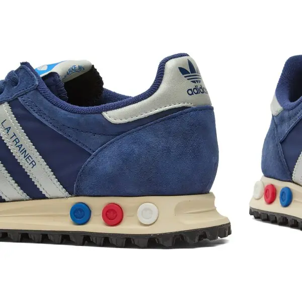 Adidas La Trainer Og Sneaker - Dark Blue/silver Met./off White