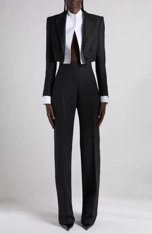 TOM FORD Double-breasted Crop Tuxedo Jacket