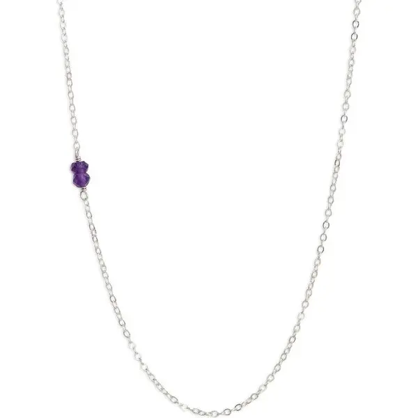 NASHELLE Semiprecious Stone Chain Necklace - Sterling Silver