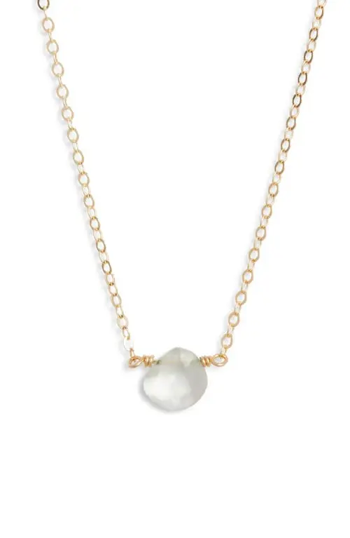 NASHELLE Birthstone Pendant Necklace - Gold Fill