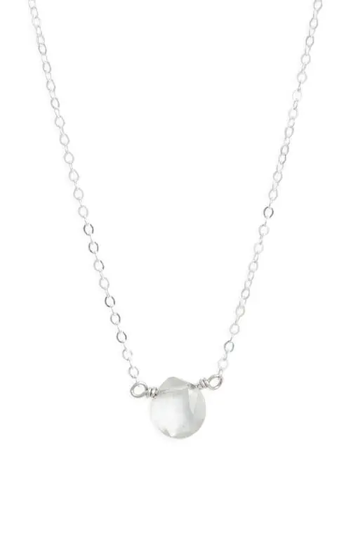 NASHELLE Birthstone Pendant Necklace - Sterling Silver