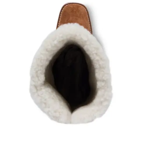 Bernardo Brix Shearling Over-the-knee Boots - Caramel