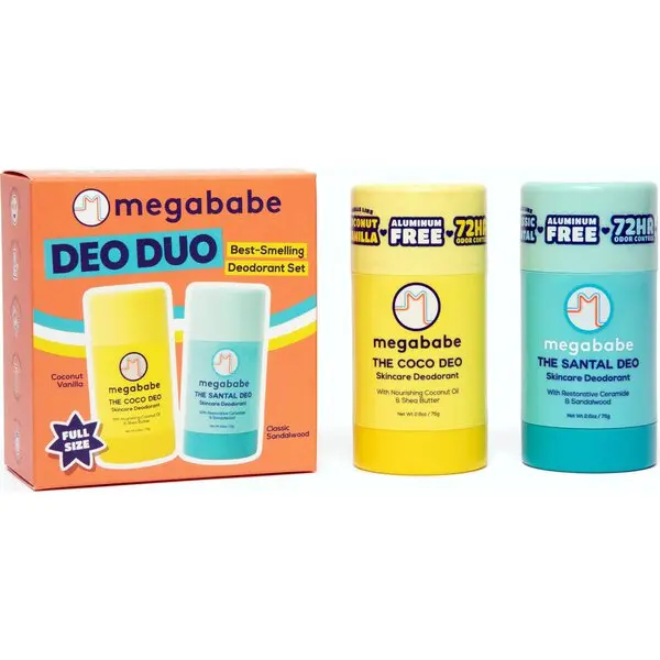 MEGABABE Deo Duo Best-smelling Deodorant Set $28 Value - No Color