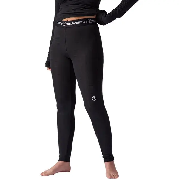BACKCOUNTRY Pines Microgrid Ultra-lt Baselayer Bottom - Black