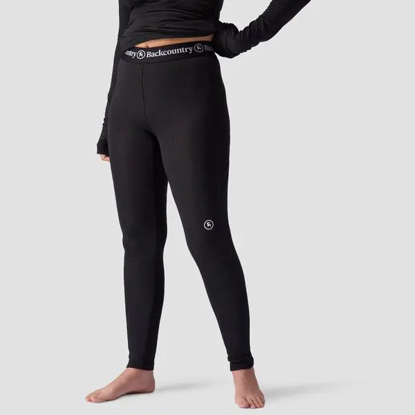 BACKCOUNTRY Pines Microgrid Ultra-lt Baselayer Bottom - Black