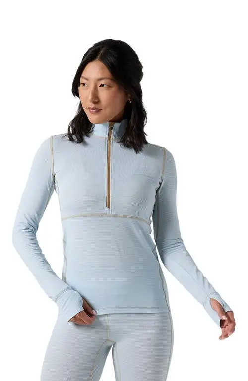 BACKCOUNTRY Pines Microgrid Ultra-lt Baselayer 1/4-zip Top - Skyride