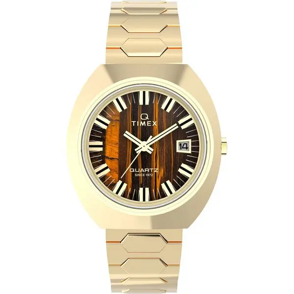 TIMEX® Q 1972 Time Machine Reissue Bracelet Watch - Brown