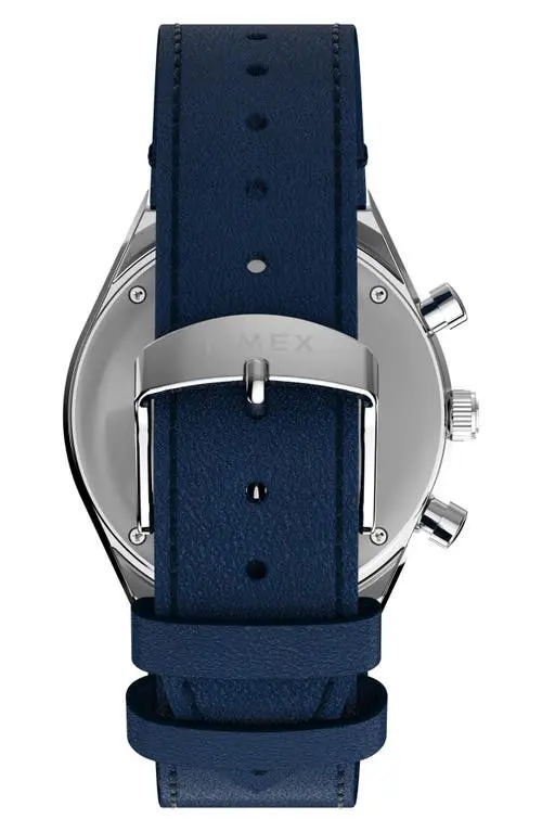 Timex® Q Chronograph Strap Watch - Blue