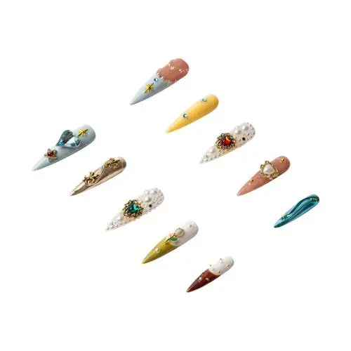 3H NAILS Majestic Fantasy Luxury Handmade Press On Nails
