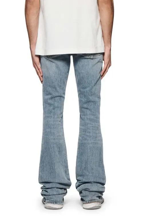 PURPLE BRAND Distressed Baggy Flare Jeans