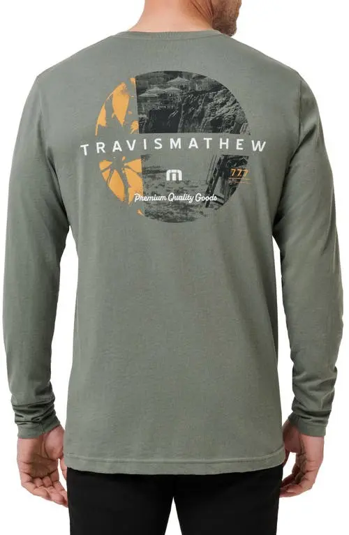 Travis Mathew Big Bay Long Sleeve Cotton Graphic T-shirt