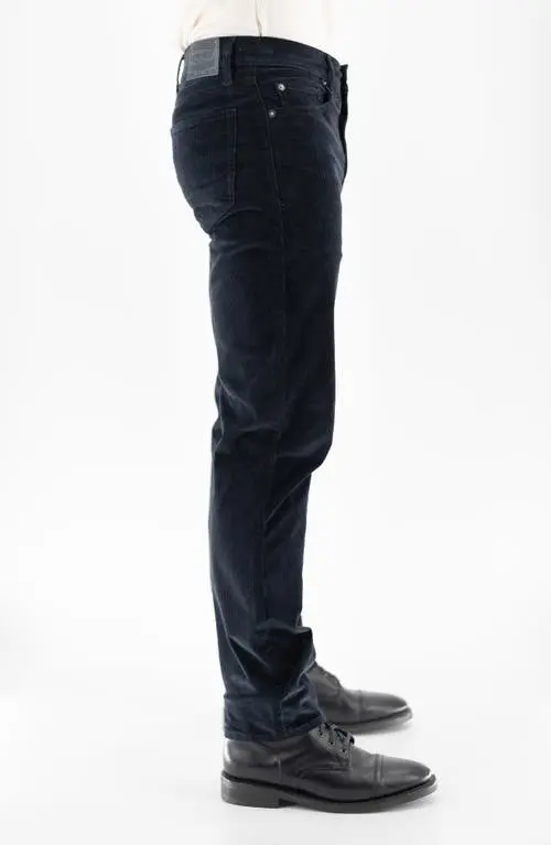 DEVIL-DOG DUNGAREES Stretch Corduroy Five Pocket Pants - Black