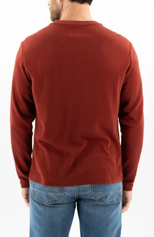 DEVIL-DOG DUNGAREES Long Sleeve Cotton Blend Henley