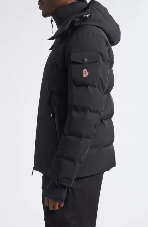 Moncler Montgetech Water Repellent Down Puffer Jacket - Black