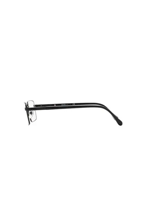 SFEROFLEX Rectangle Full Rim Eyeglasses - Black