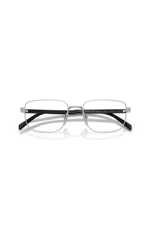 Prada 55mm Rectangle Eyeglasses