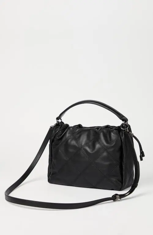 Brunello Cucinelli Small Nappa Bucket Mellow Bag - Black