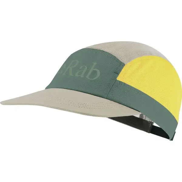 RAB Momentum 5-panel Cap - Sage/pebble/pollen