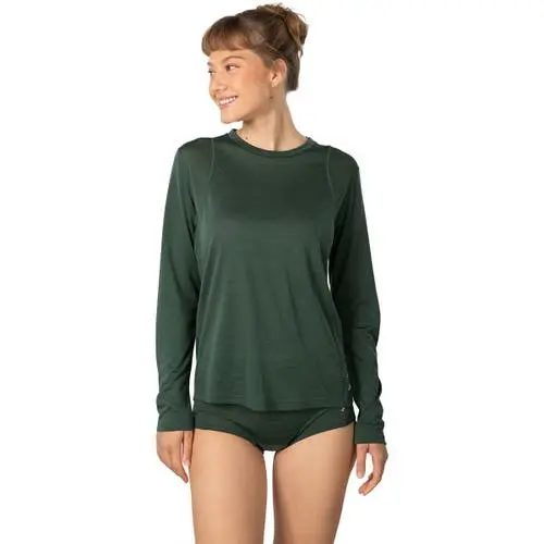 Kari Traa Embla Wool Long-sleeve Top - Thyme