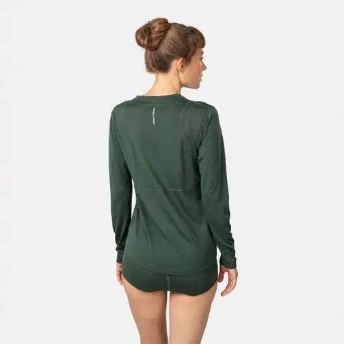 Kari Traa Embla Wool Long-sleeve Top - Thyme