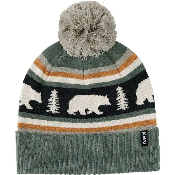 KAVU Pom Beanie - Tree Bear