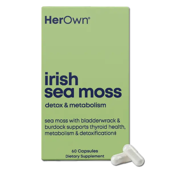 HER OWN Irish Sea Moss Capsules: Detox And Metabolism Support - One-color